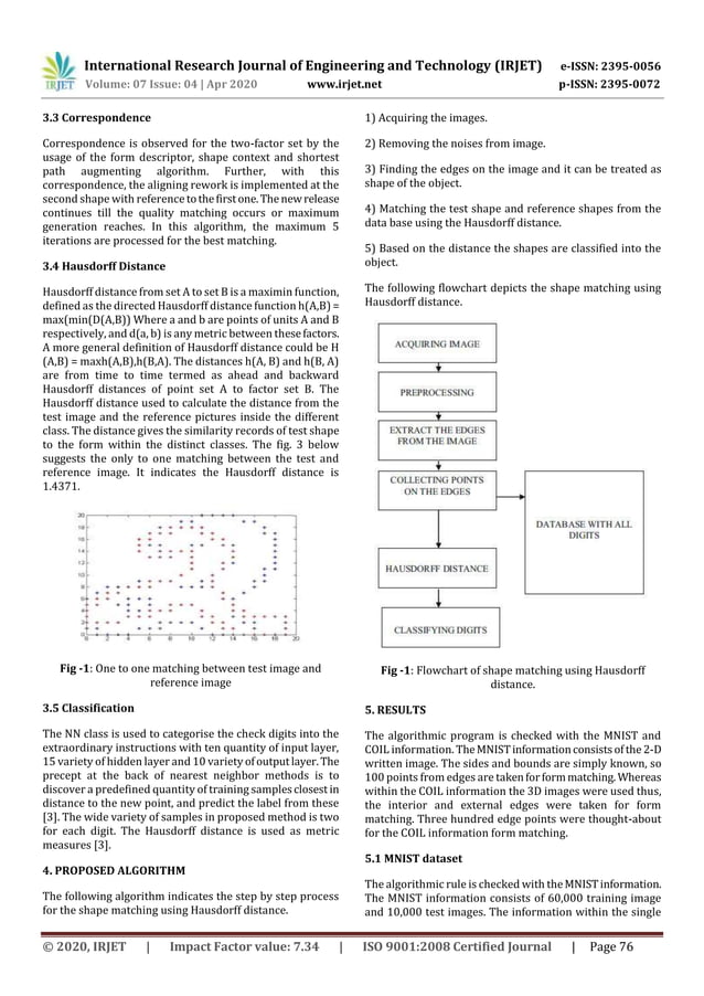 IRJET- Object Detection using Hausdorff Distance | PDF
