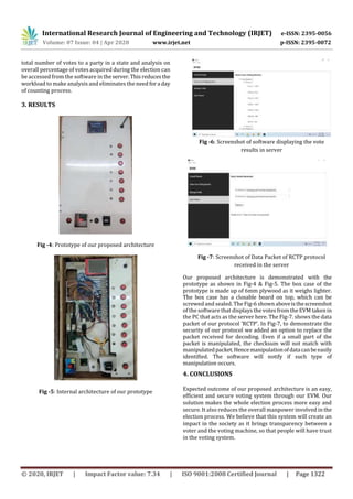 IRJET - IoT based EVM | PDF