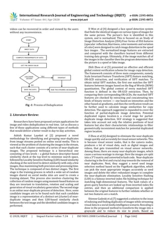 IRJET - Applications of Image and Video Deduplication: A Survey | PDF