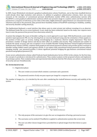 IRJET - Image Authentication System using Passmatrix | PDF