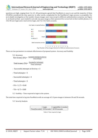 IRJET - Image Authentication System using Passmatrix | PDF