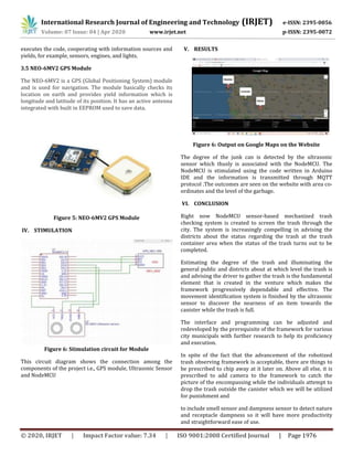 IRJET - Smart Garbage Monitoring System using NodeMCU | PDF