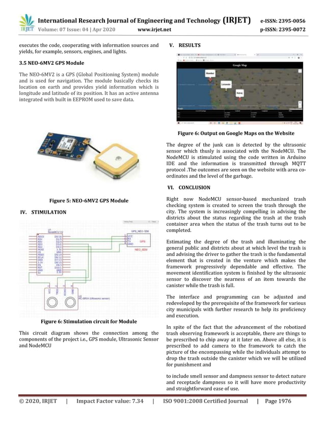 IRJET - Smart Garbage Monitoring System using NodeMCU | PDF