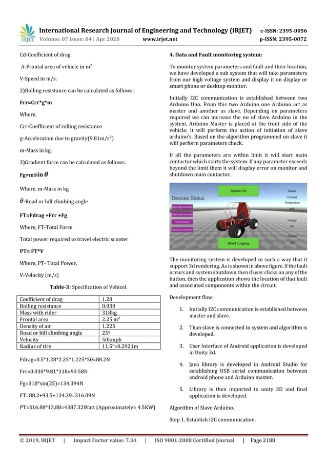 IRJET - Design of EV with Fault Detection and Monitoring in Low Voltage System | PDF