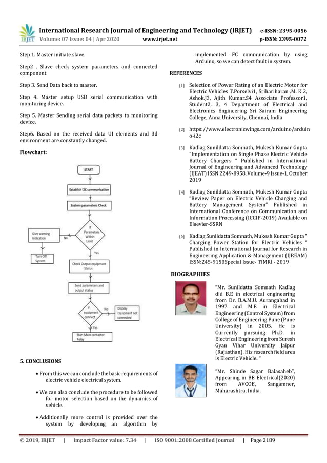 IRJET - Design of EV with Fault Detection and Monitoring in Low Voltage System | PDF