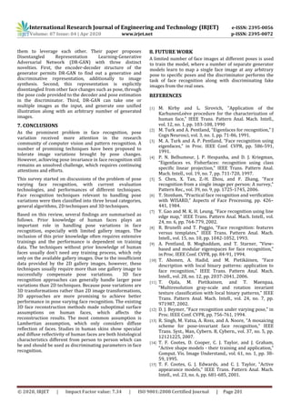 IRJET- Pose Varying Face Recognition: Review | PDF