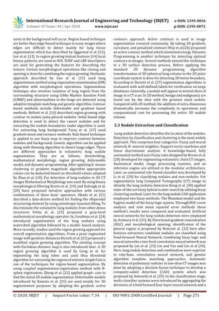 IRJET - Review on Lung Cancer Detection Techniques | PDF