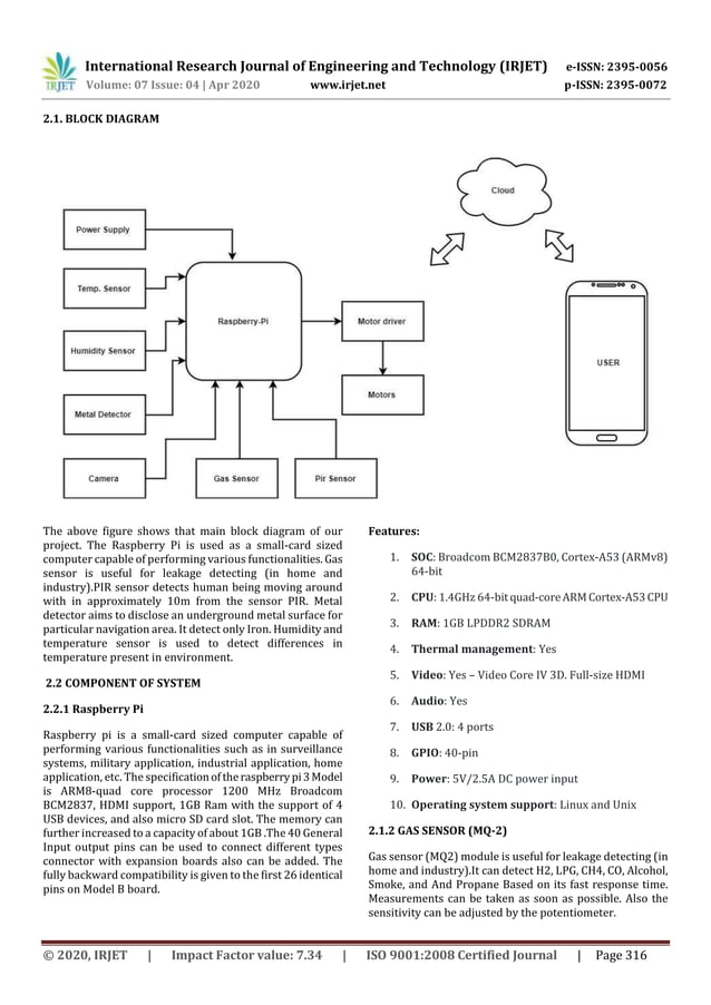 IRJET - IoT based Surveillance Robot | PDF