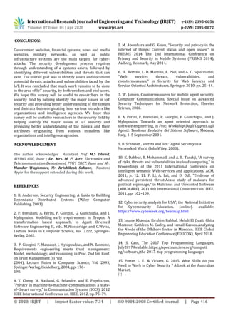 IRJET - Cyber Security Threats and Measures in Context with IoT | PDF ...