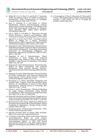 IRJET - Vehicle Classification with Time-Frequency Domain Features using Artificial Neural ...