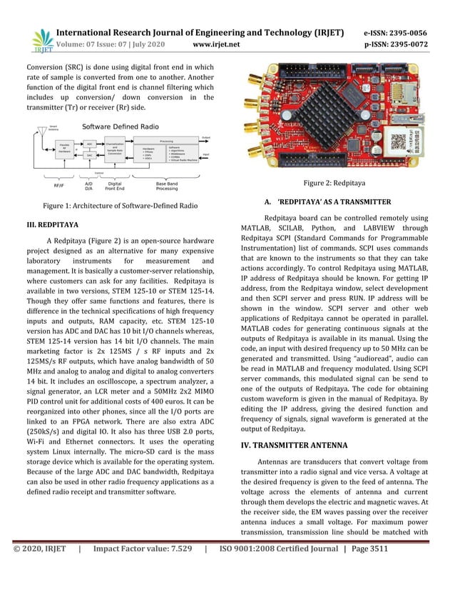 IRJET - Software-Defined Radio using ‘Redpitaya’ | PDF