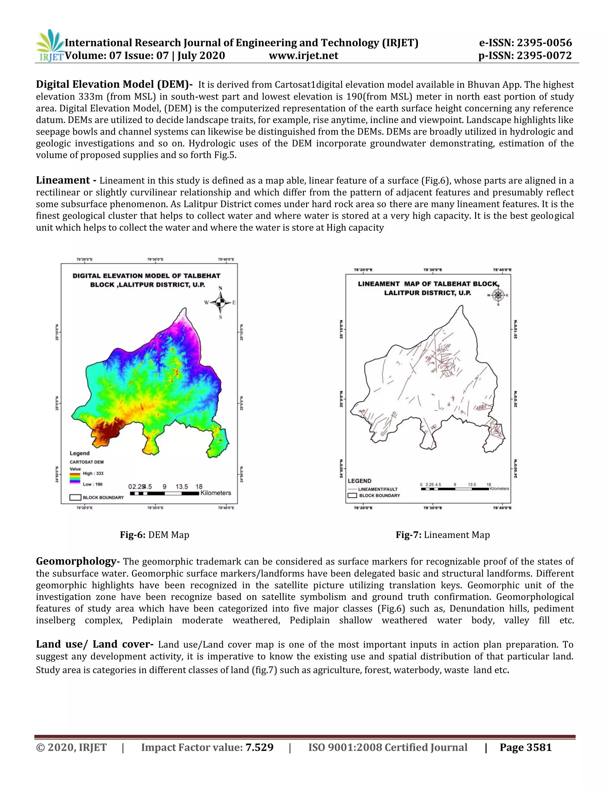 IRJET - Remote Sensing, GIS and Geophysical Techniques to Find Suitable ...