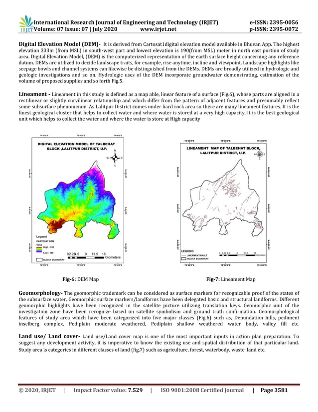 IRJET - Remote Sensing, GIS and Geophysical Techniques to Find Suitable ...