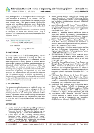 IRJET - An Automated System for Detection of Social Engineering Phishing Attacks using Machine ...