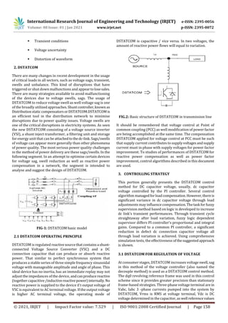 IRJET - Design and Simulation of DSTATCOM using Fuzzy Logic Controller | PDF