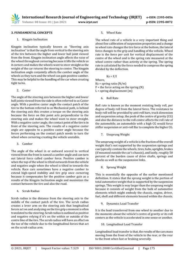 IRJET - Design and Analysis of Double Wishbone Suspension for Formula ...