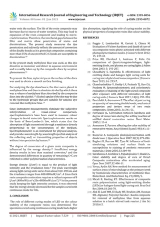 IRJET - Different Curing Modes and its Effect on Colour Stability of ...