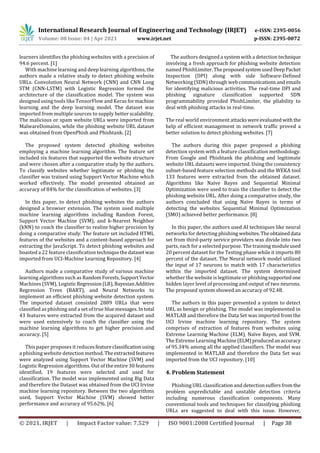 IRJET - PHISCAN : Phishing Detector Plugin using Machine Learning | PDF