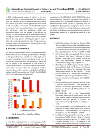 IRJET- Design and Fabrication of Smart Blood Group Detector | PDF