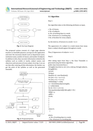 IRJET- Syllabus and Timetable Generation System | PDF