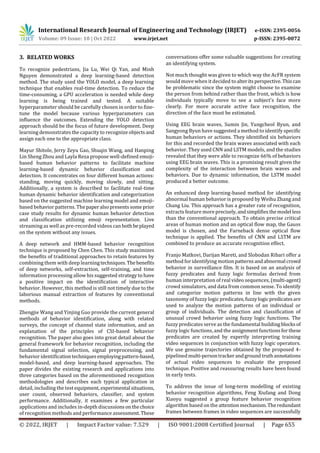 Survey on Human Behavior Recognition using CNN | PDF