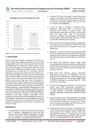 Automated Toll Collection System with Vehicle Categorization and Enhanced Security | PDF