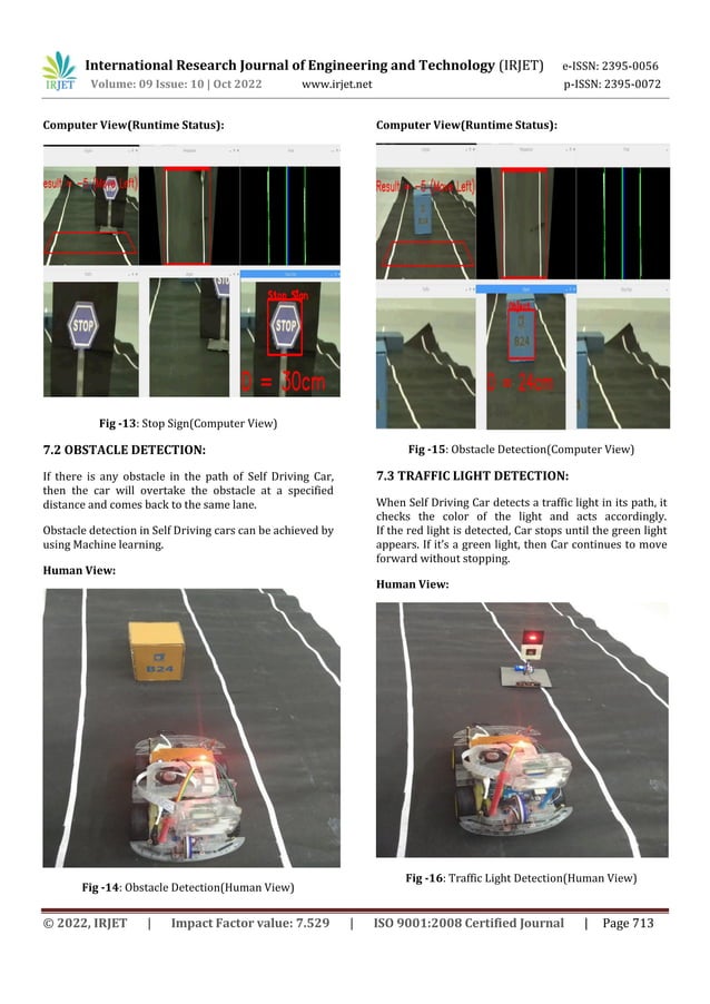 IoT-based Autonomously Driven Vehicle by using Machine Learning & Image ...