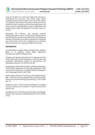 Vertex – The All in one Web Application | PDF