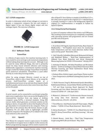 AUTOMATIC GATE BASED ON FACEMASK & TEMPERATURE DETECTION | PDF