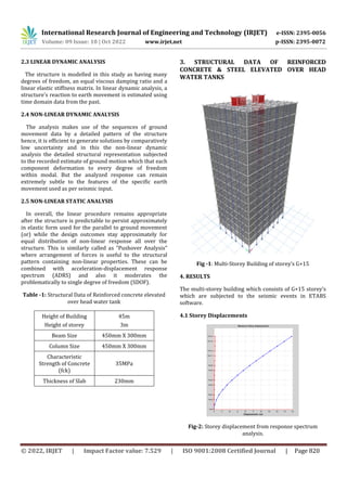 Response Spectrum and Time History Analysis of a Multistorey Building | PDF