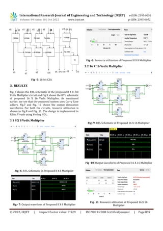 Design of Optimized Vedic Multiplier | PDF | Programming Languages | Computing