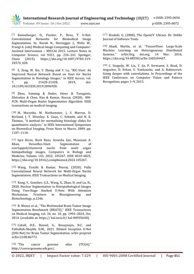Dilated Inception U-Net for Nuclei Segmentation in Multi-Organ Histology Images | PDF