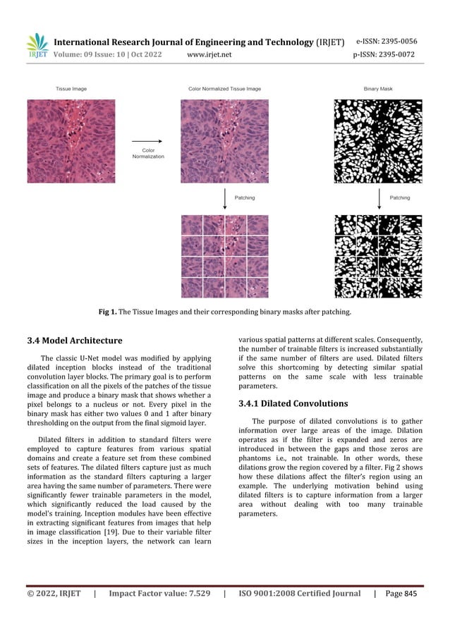 Dilated Inception U Net For Nuclei Segmentation In Multi Organ Histology Images Pdf