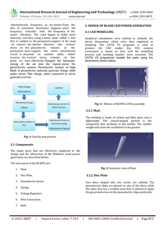 Design and Fabrication of Bladeless Wind Power Generation | PDF | Power and Energy Industry ...