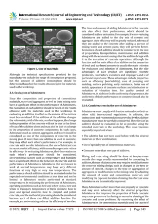 Effect of Admixture on Properties of Concrete | PDF