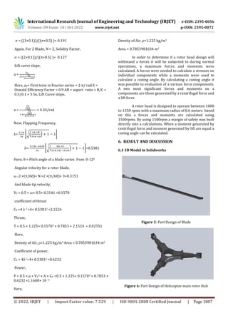 DESIGN AND ANALYSIS OF HELICOPTER MAIN ROTOR HEAD | PDF