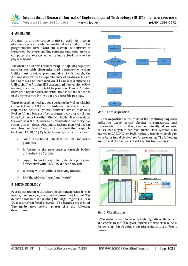 Review on Arduino-Based Face Mask Detection System | PDF | Infectious Diseases | Diseases and ...