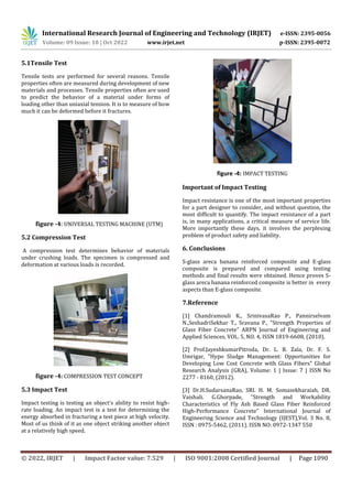 COMPARATIVE AND EXPERIMENTAL INVESTIGATION OF E -GLASS AND S-GLASS ...