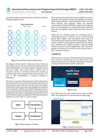 Design of Chatbot using Deep Learning | PDF