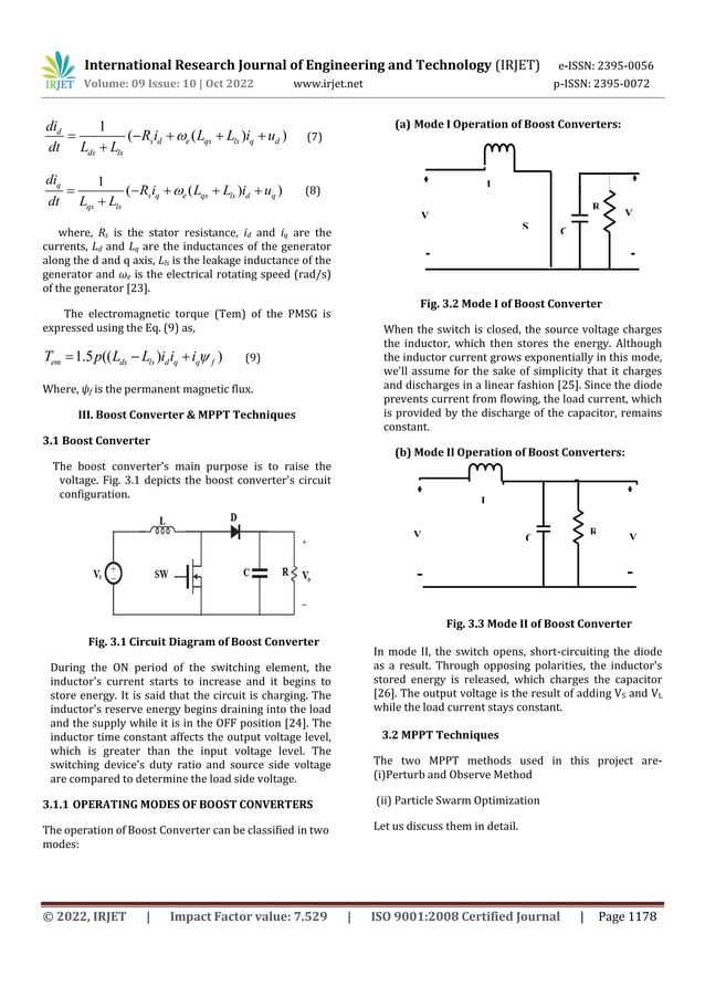 PERMANENT MAGNET SYNCHRONOUS GENERATOR BASED WIND ENERGY CONVERSION SYSTEM | PDF