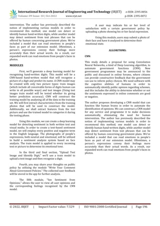 MACHINE LEARNING AND ARTIFICIAL INTELLIGENCE FOR AUTOMATING E-GOVERNMENT SERVICES | PDF