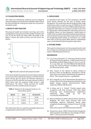 Named Entity Recognition using Bi-LSTM and Tenserflow Model | PDF | Databases | Computer ...