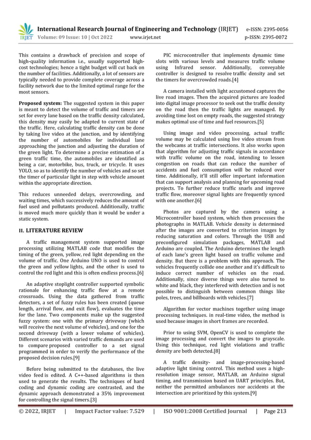 Control of Traffic Signals by AI based Image Processing | PDF | Computing | Technology & Computing