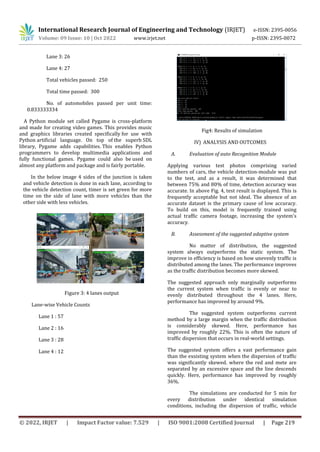 Control of Traffic Signals by AI based Image Processing | PDF ...
