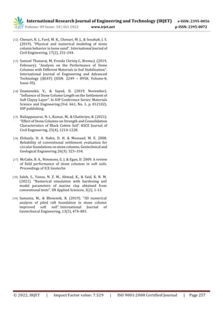 Effect Of Using Stone Columns On The Behavior Of the Raft Foundation. | PDF