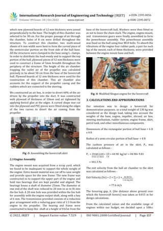 Design, Development, and Fabrication of a Mini-Hovercraft | PDF