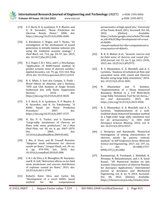 Jet noise reduction by chevrons : A review | PDF | Physics | Science
