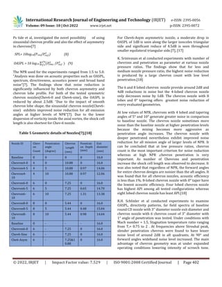 Jet noise reduction by chevrons : A review | PDF | Physics | Science