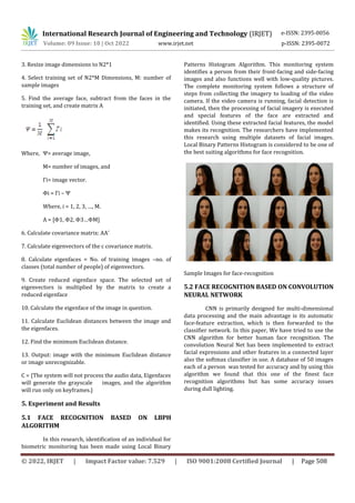 Face Mask Detection and Face Recognition Using Machine Learning | PDF | Technology & Computing