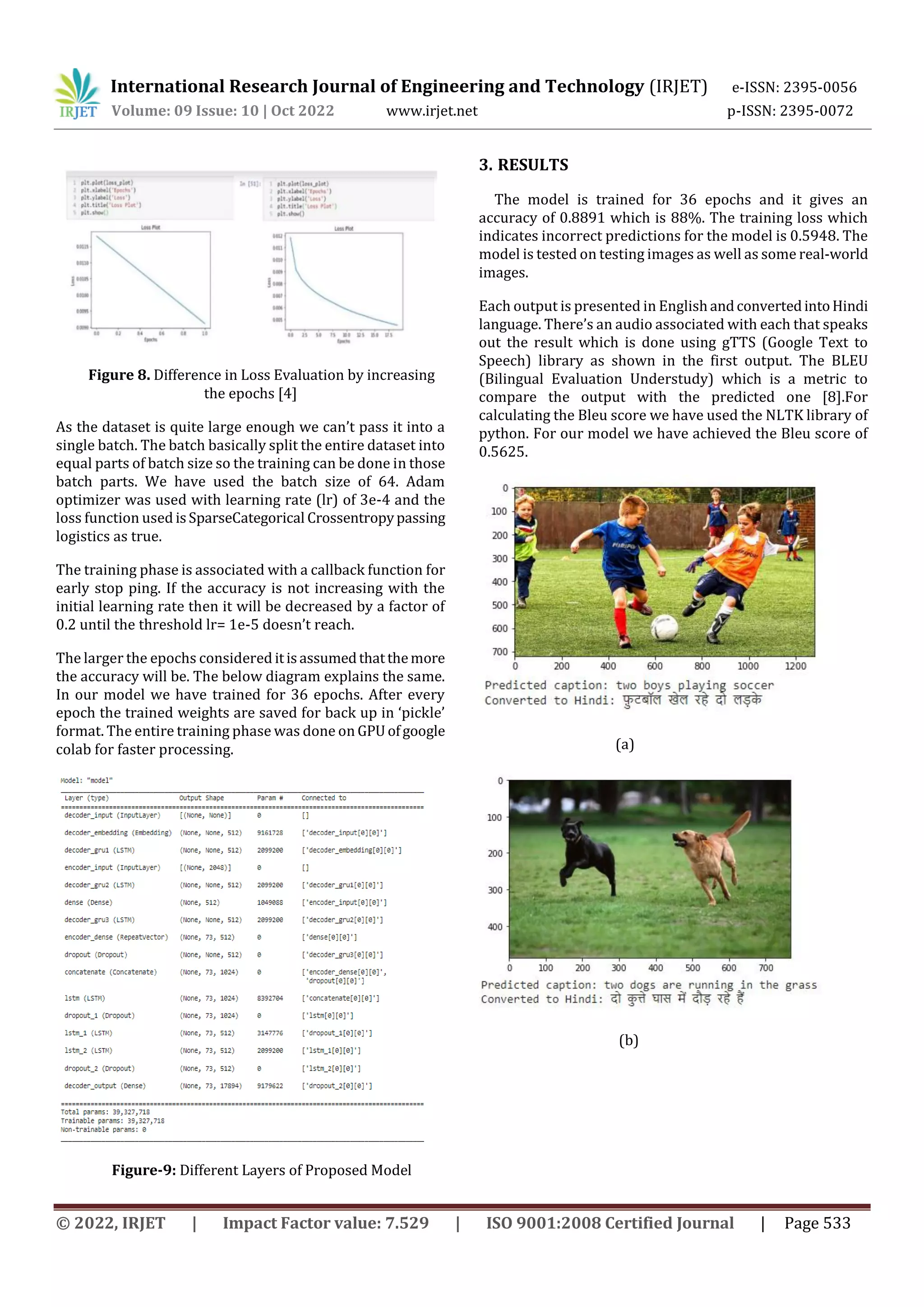 Automated Image Captioning – Model Based on CNN – GRU Architecture | PDF | Cameras and ...